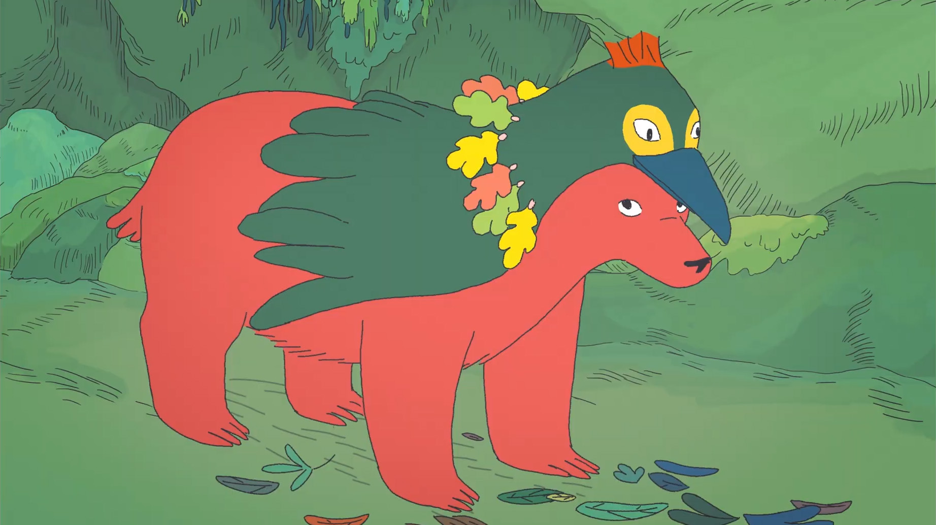L'OURSE ET L'OISEAU - Little KMBO